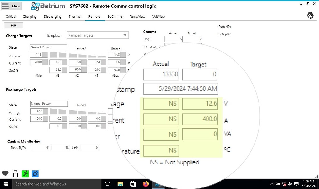 Victron CerboGX/Multiplus II 3K - actual values NS? - Troubleshooting - Batrium Community